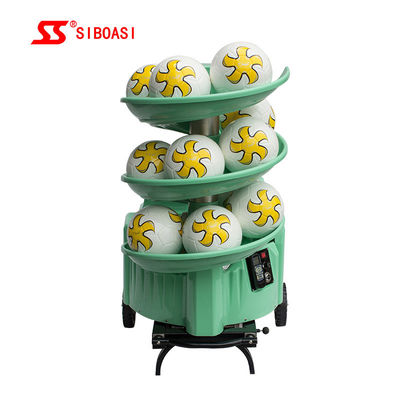 S6526 Automatic Soccer Ball Launcher Machine , AC 100V Football Toss ...