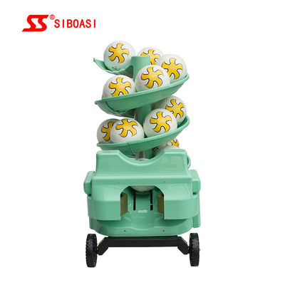 S6526 Automatic Soccer Ball Launcher Machine , AC 100V Football Toss ...