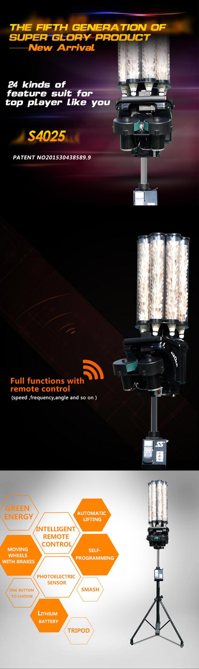 Automatic Badminton Shuttle Throwing Machine Intelligent Programming S4025