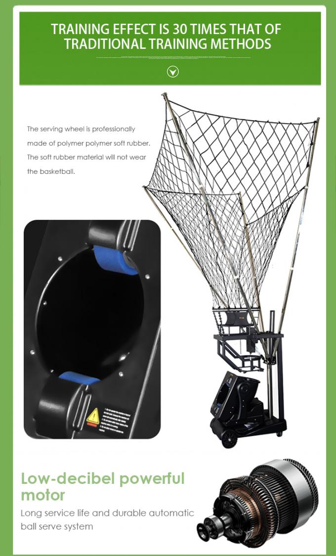 Metal Remote Control Basketball Automatic Rebounder Shooting Feeding Device